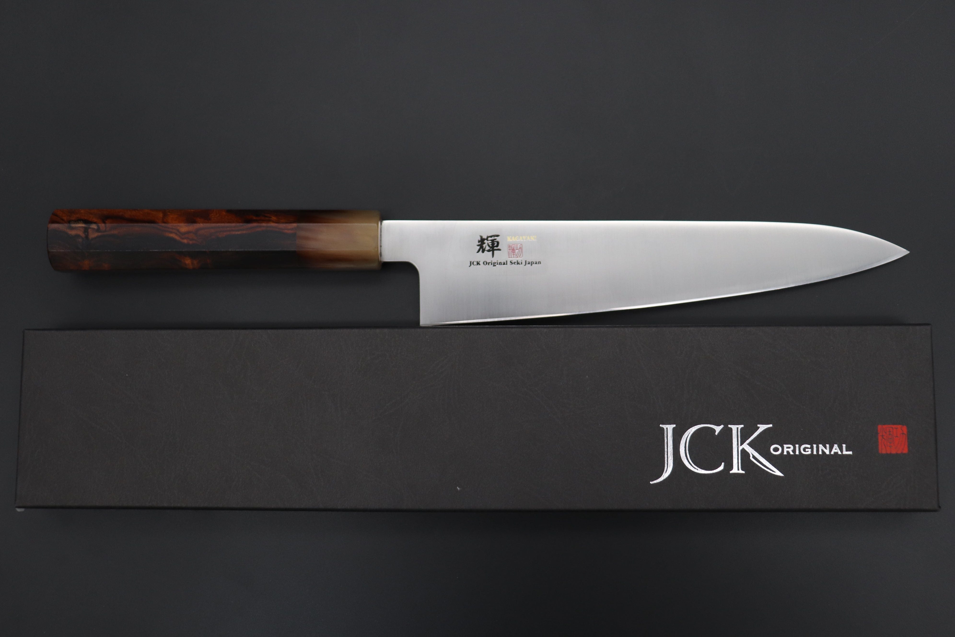 JCK Original Kagayaki 悠久VG-10 Wa Series YUK-5 Wa Gyuto 210mm